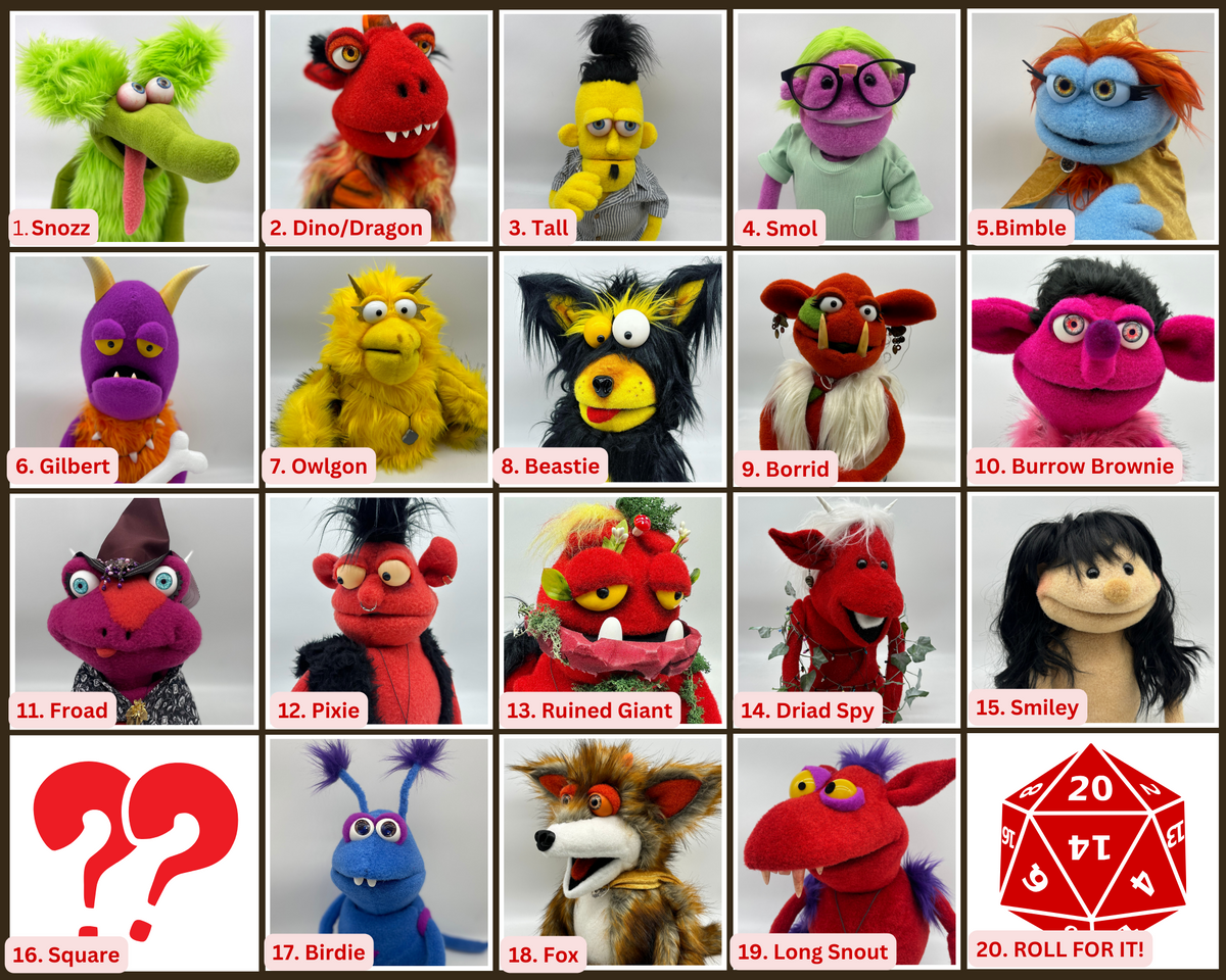 Custom Build Your Own Puppets!