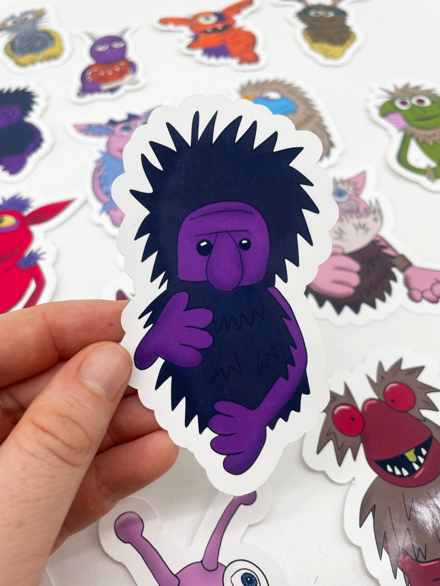 RFP#38 GLOSSY PUPPET STICKER - CHARLIE