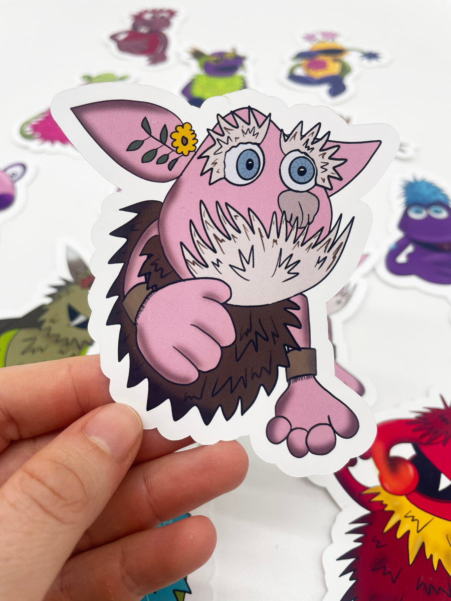 RFP#24 GLOSSY PUPPET STICKER - MALAPHOR