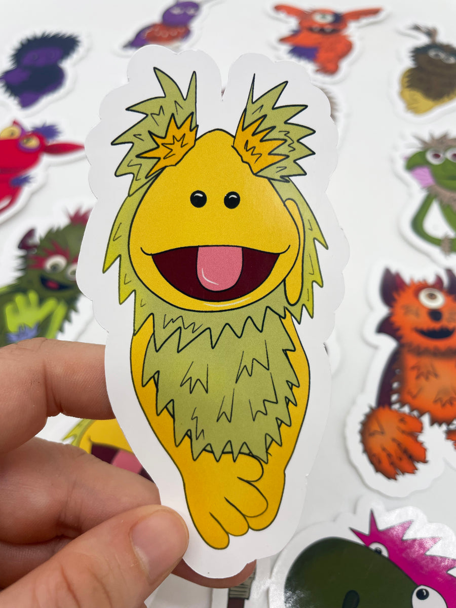 RFP#44 GLOSSY PUPPET STICKER - SPRIG