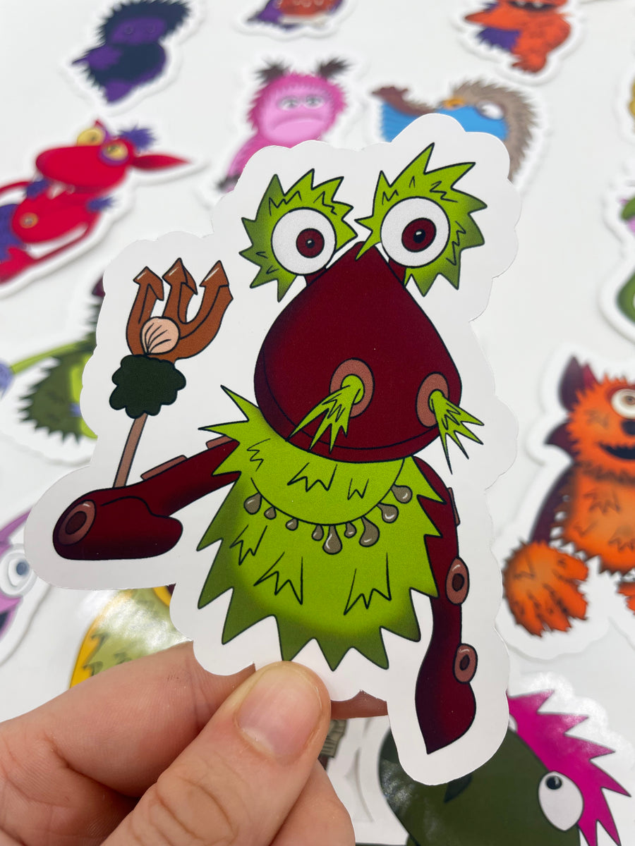 RFP#46 GLOSSY PUPPET STICKER - STEWART