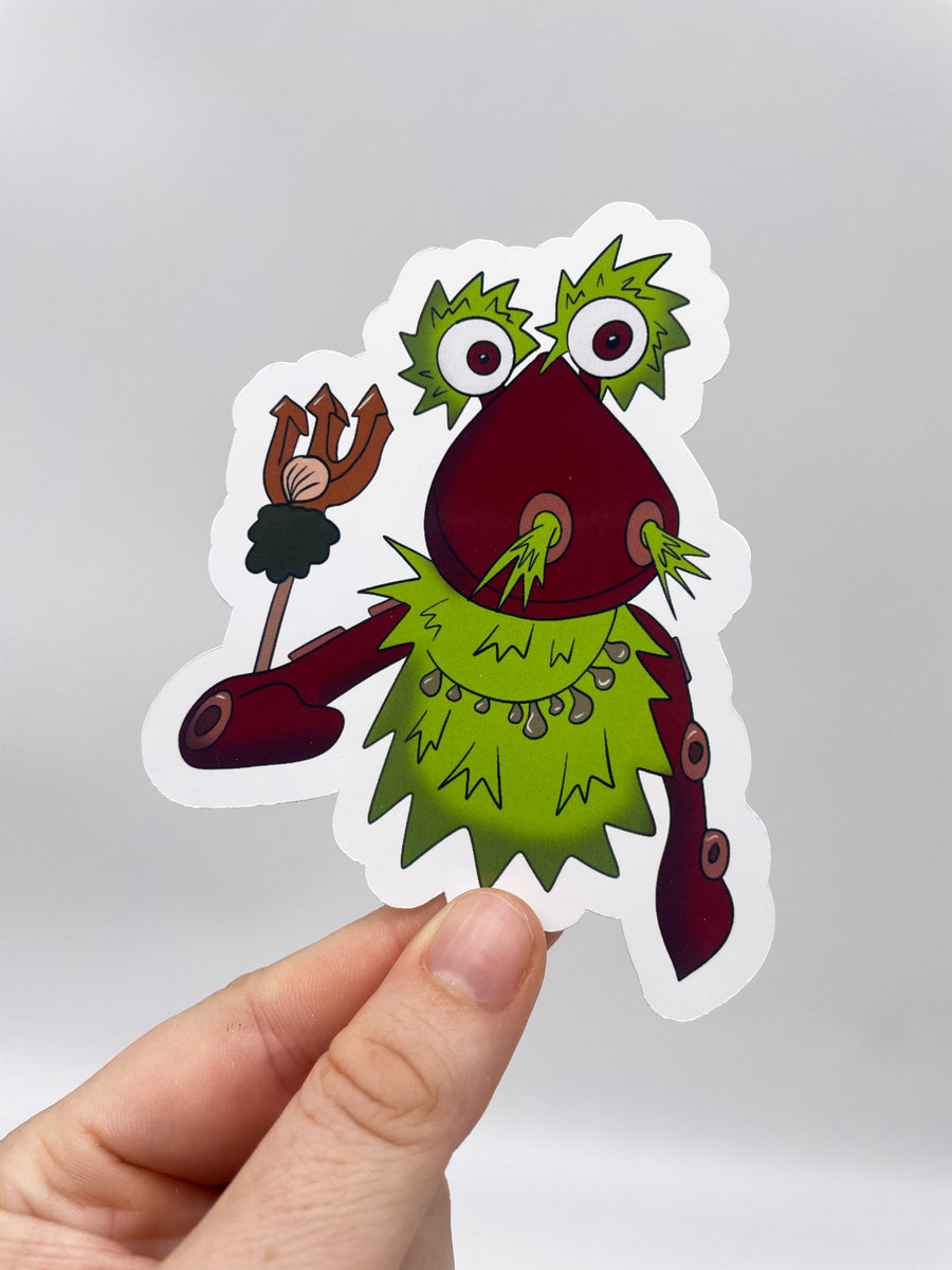 RFP#46 GLOSSY PUPPET STICKER - STEWART