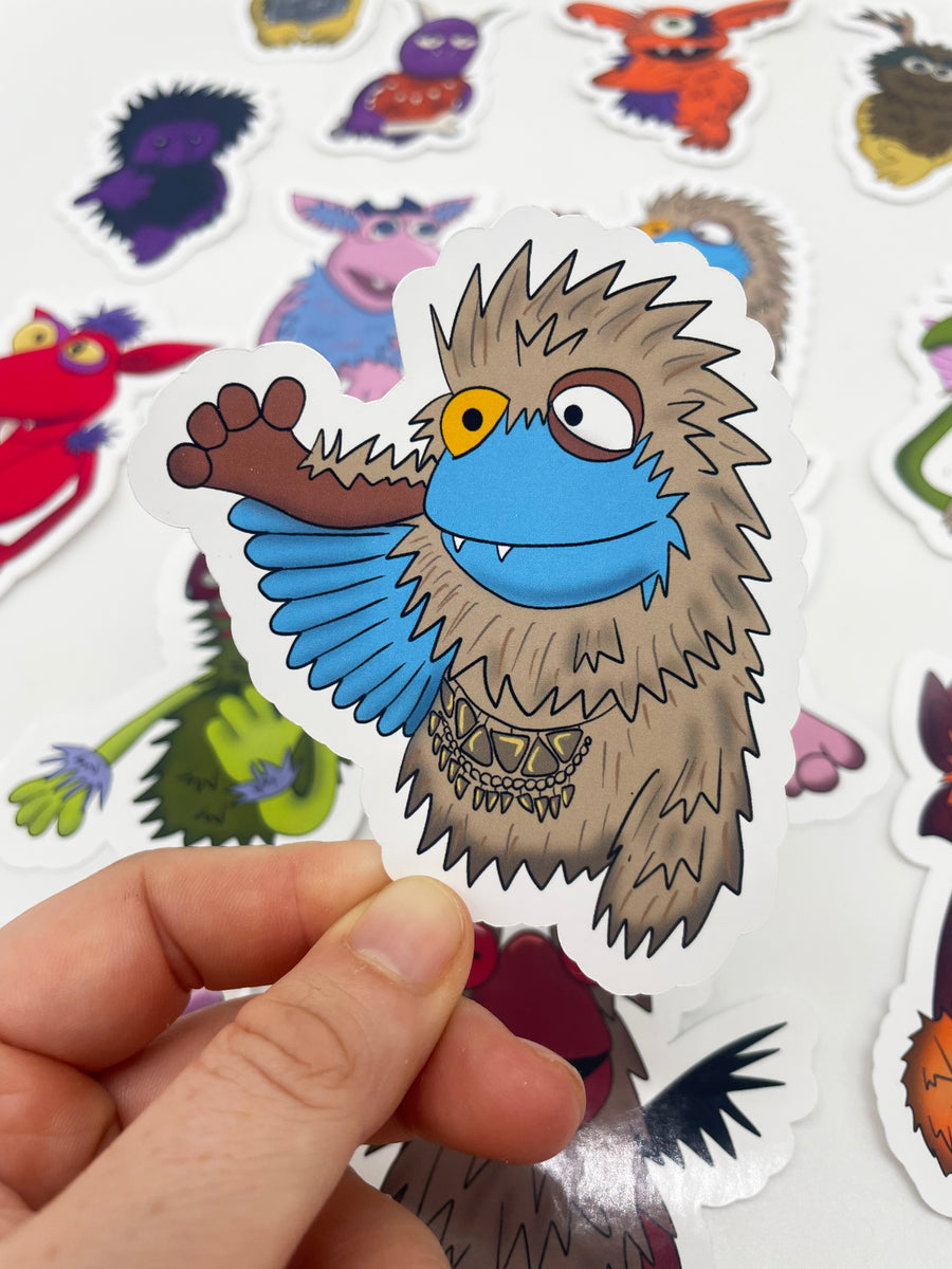 RFP#37 GLOSSY PUPPET STICKER - YABA BAGA