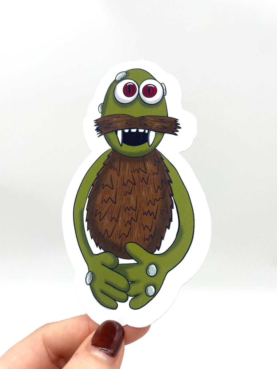 RFP#6 GLOSSY PUPPET STCIKER - BRIDGE TROLL