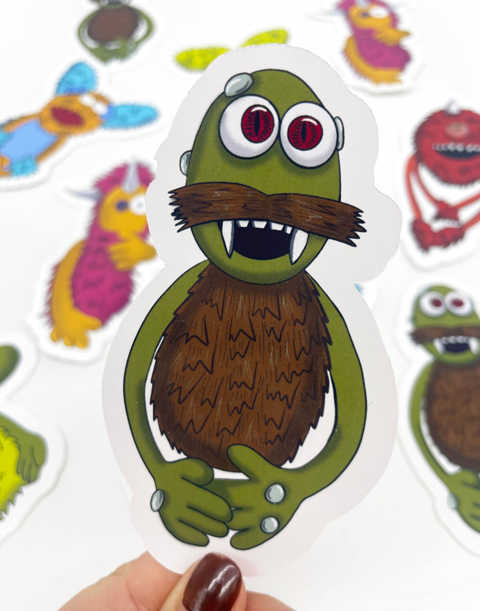 RFP#6 GLOSSY PUPPET STCIKER - BRIDGE TROLL