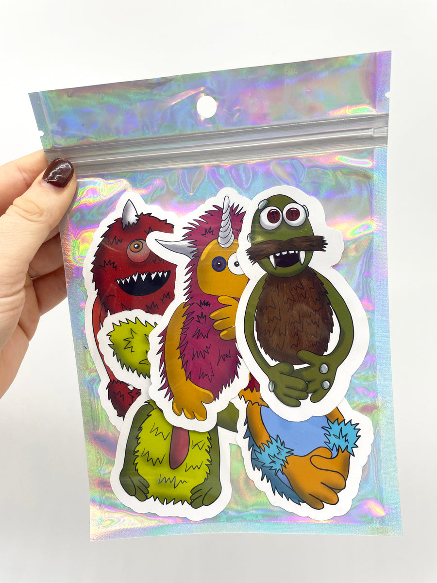 RFP GLOSSY PUPPET STICKER - ALL 5