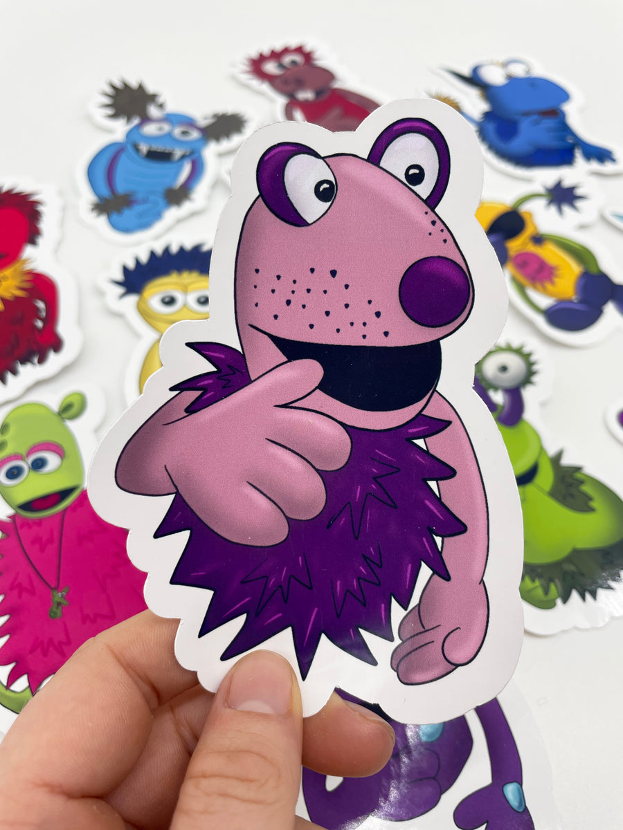 RFP#18 GLOSSY PUPPET STCIKER - FRECKLES