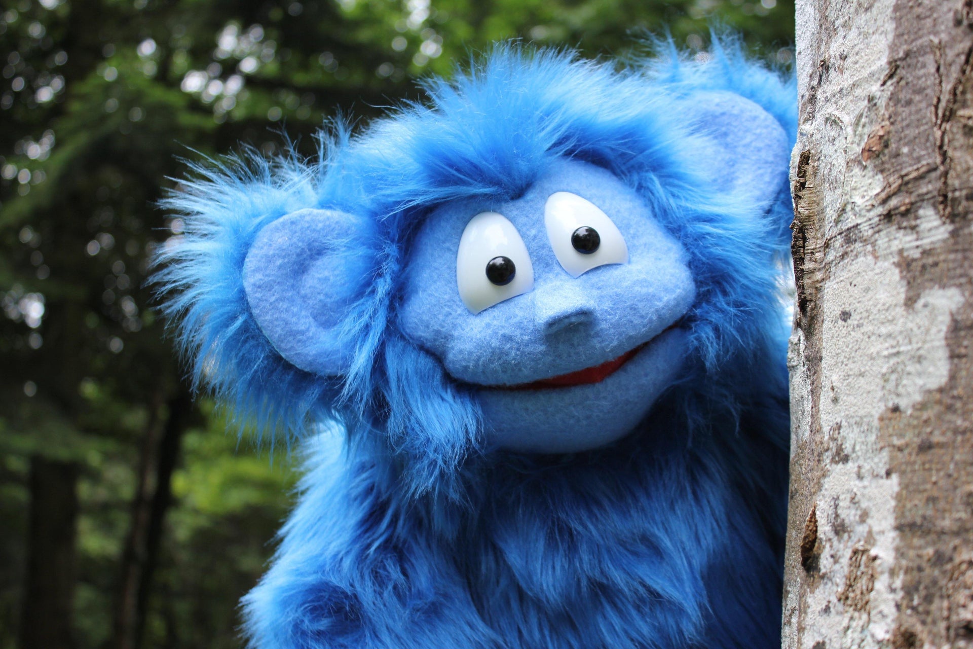 MONKEY PUPPET - BLUE