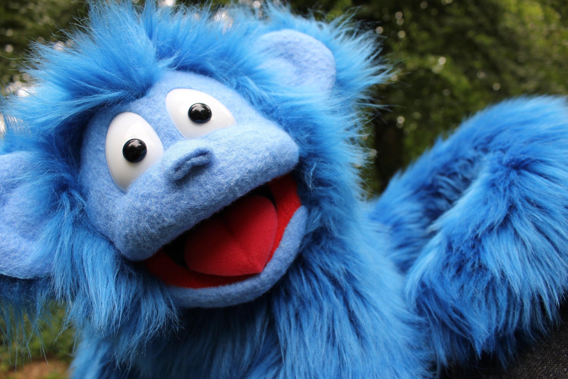 MONKEY PUPPET - BLUE