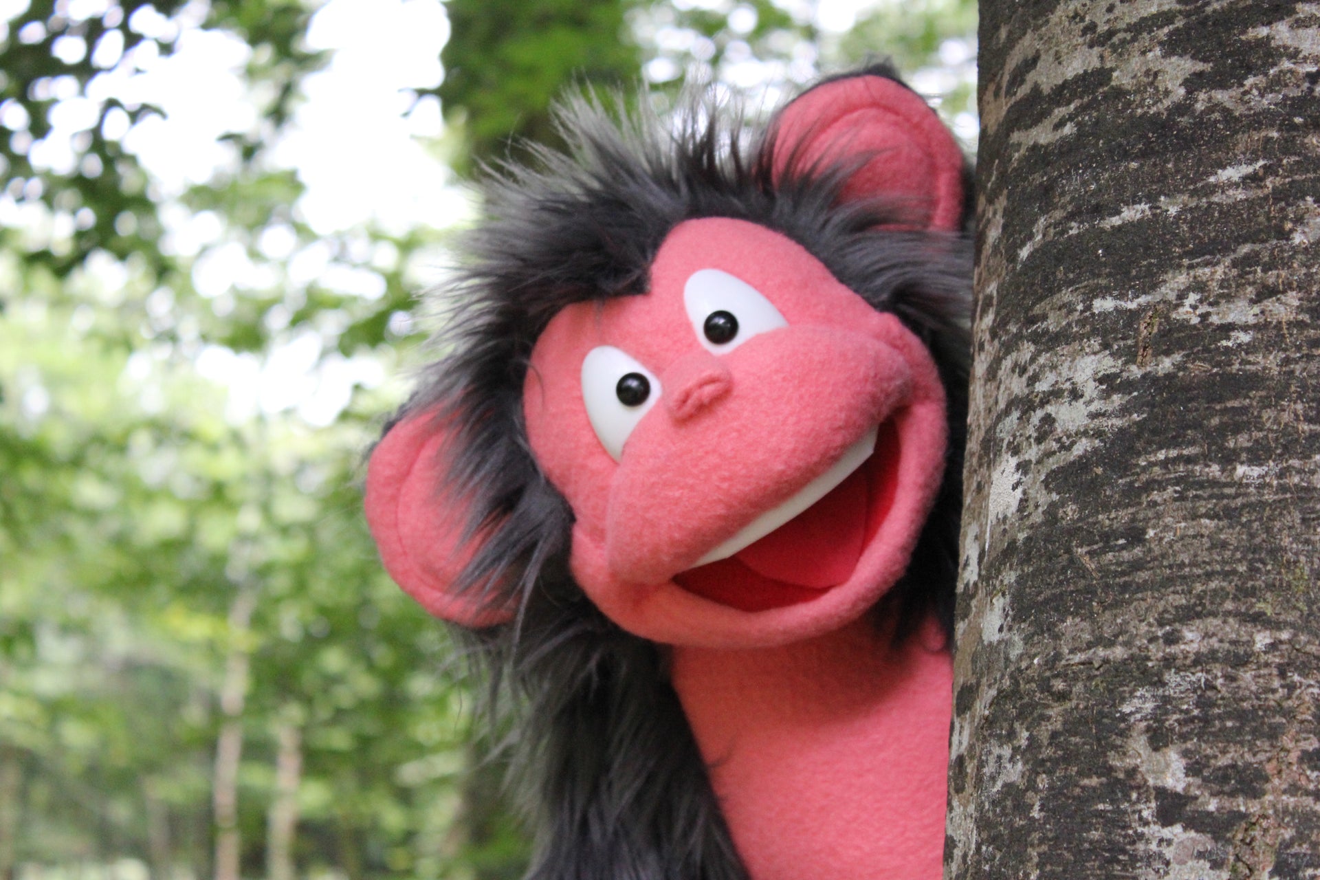 MONKEY PUPPET - PINK