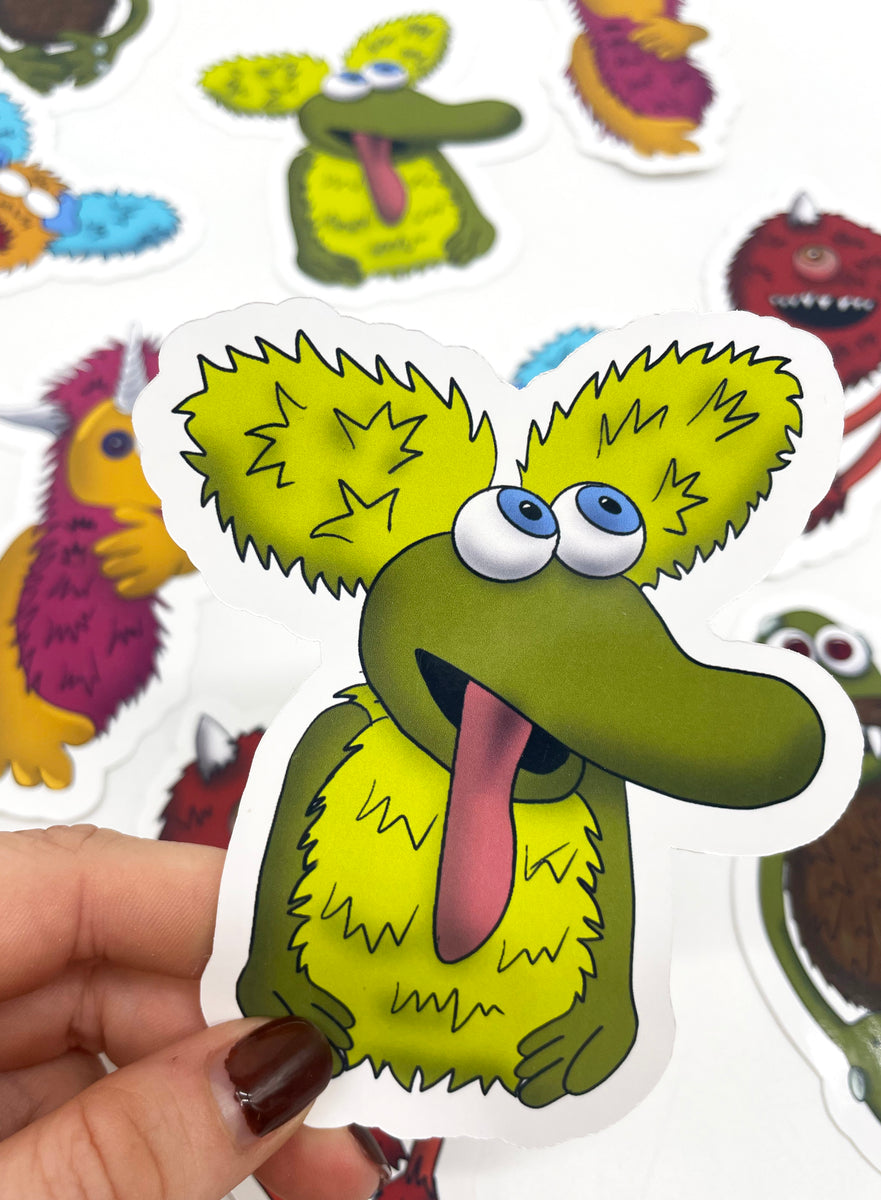 RFP#1 GLOSSY PUPPET STCIKER - LARRY