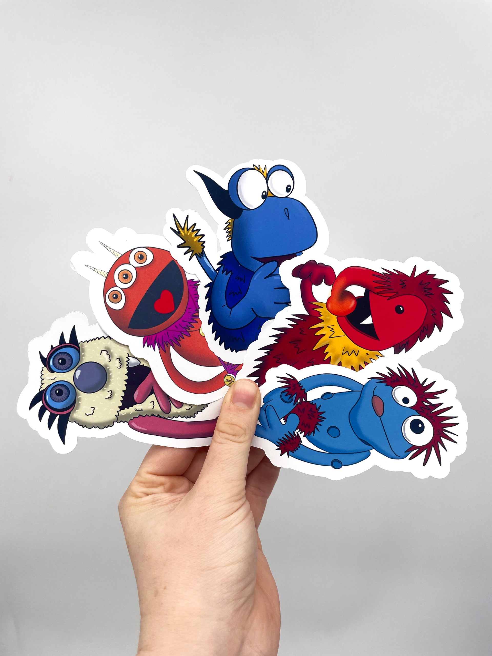 RFP GLOSSY PUPPET STICKERS PACK - 7-11