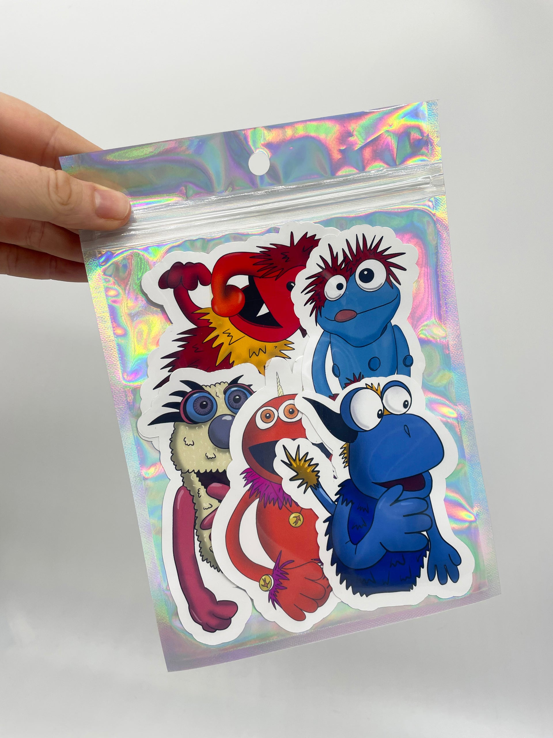 RFP GLOSSY PUPPET STICKERS PACK - 7-11