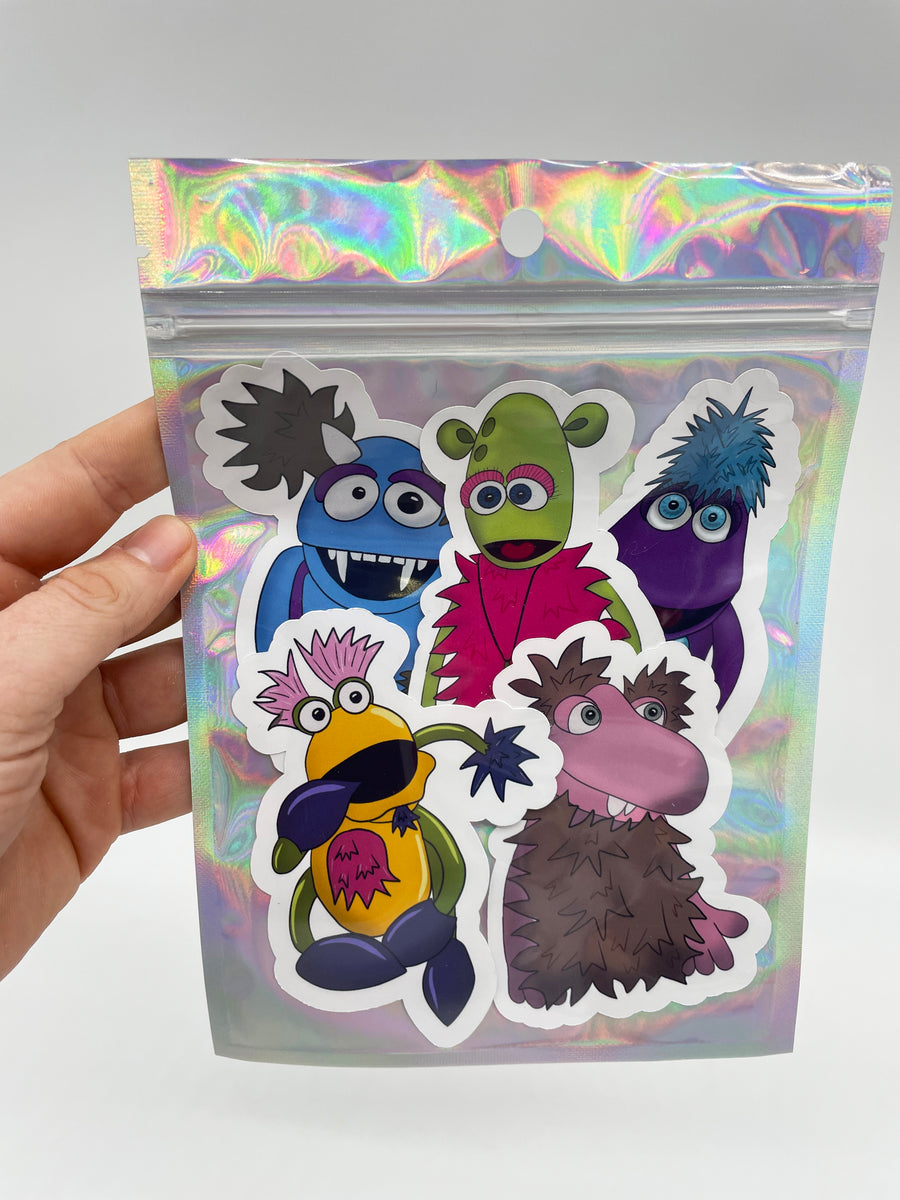 RFP GLOSSY PUPPET STICKERS PACK - 12 - 16
