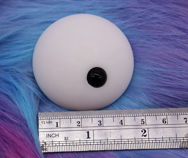 3D Printed 50mm Flat Puppet Pupil Eyes .stl file - DIGITAL FILES