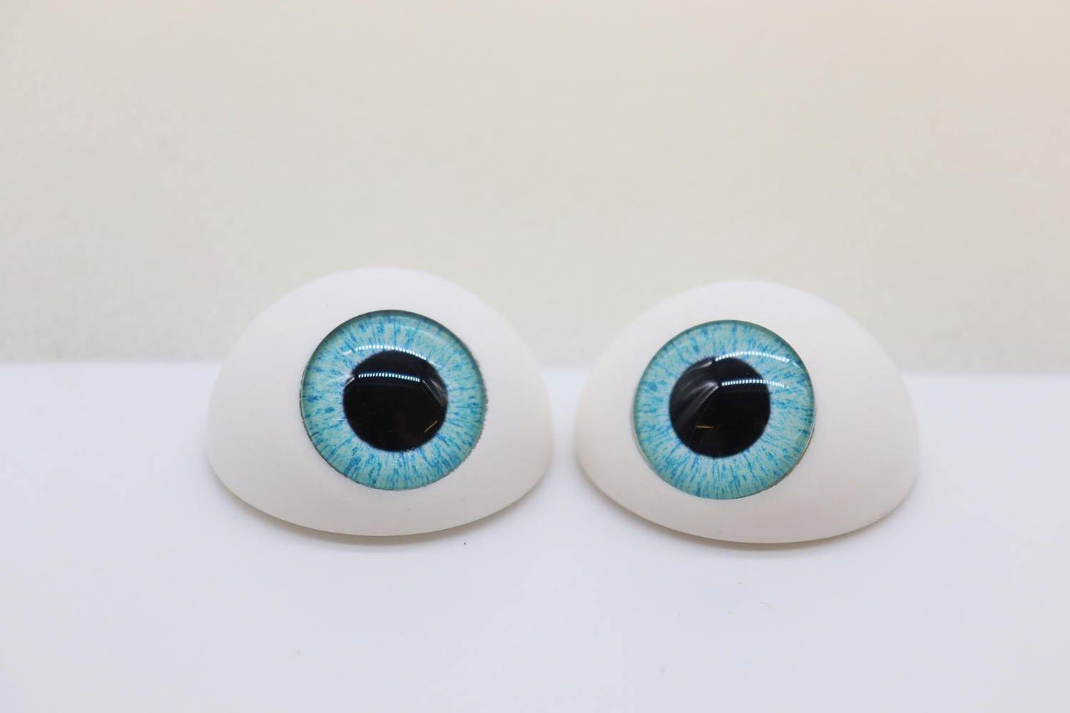 40mm Domed Puppet Eyes with Cabachon Iris - TADPOLE