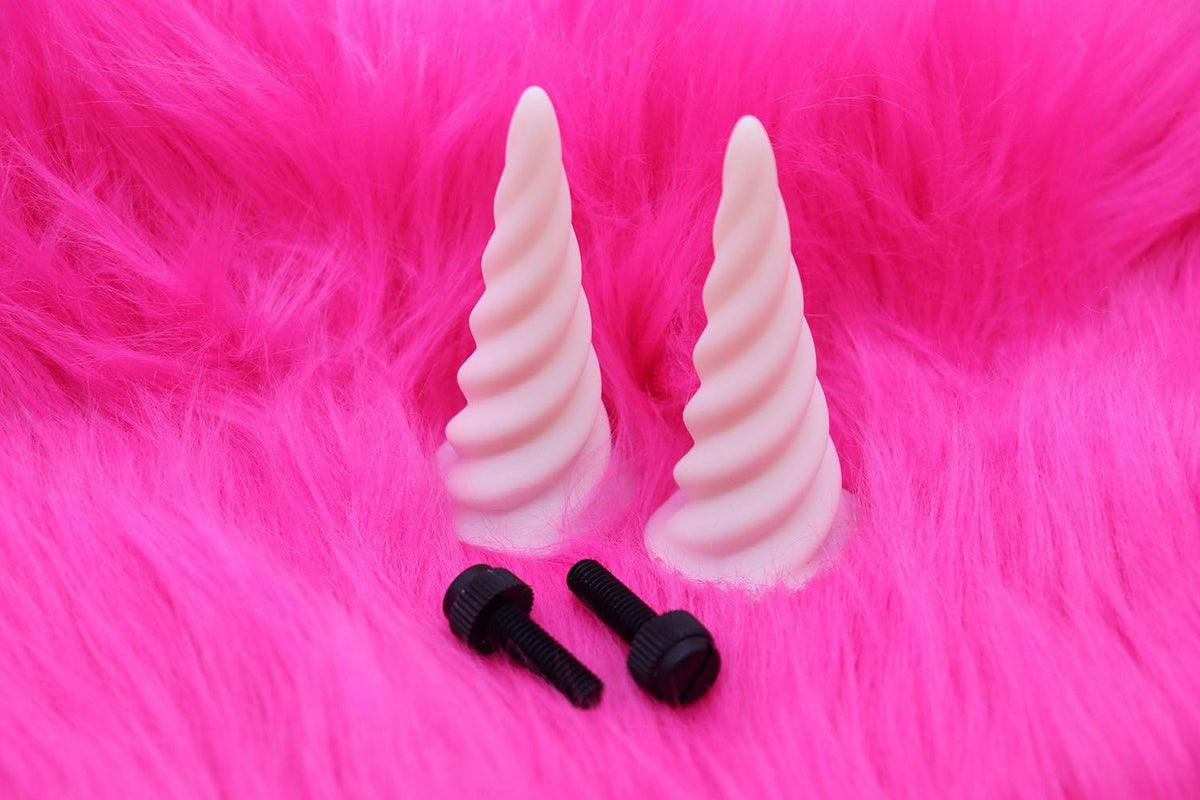 Pair of Small Unicorn Puppet Horns
